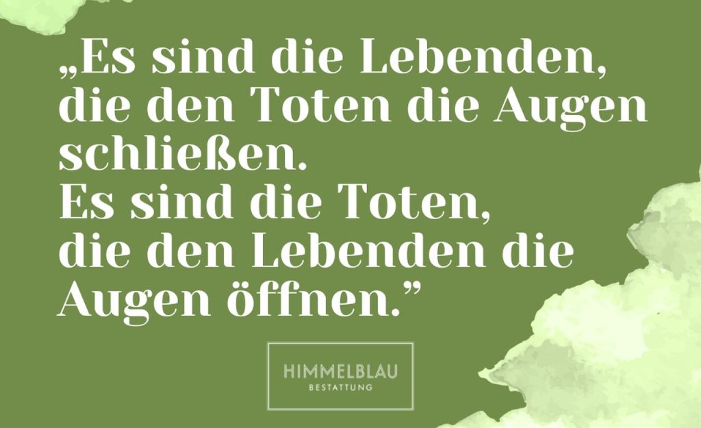 201 Trauersprüche & Beileidswünsche | Bestattung Himmelblau